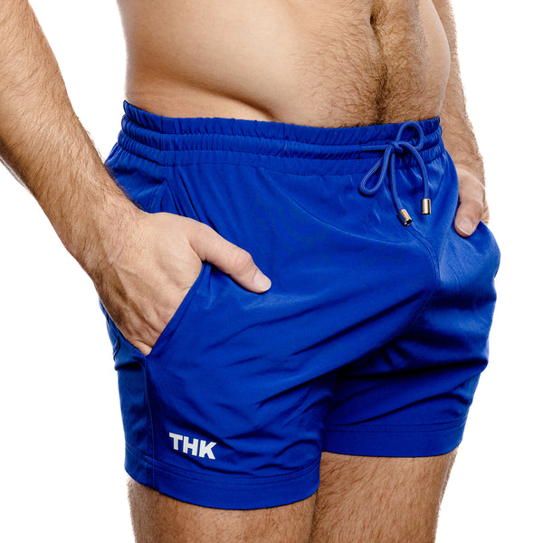 Blue Swim Gym Short - THK